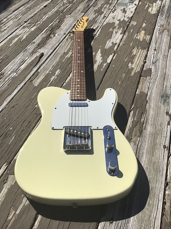 Fernandes White Guard Telecaster w/Suhr Classic T Pickups | Reverb