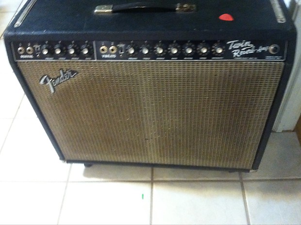 Fender Twin Reverb 70's blackfaced Blackface | Reverb