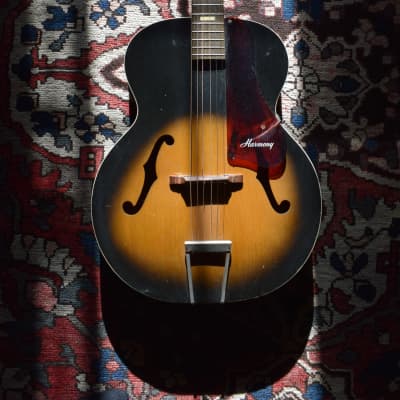 Vintage Harmony Master 1960's - Antique Sunburst F-hole | Reverb