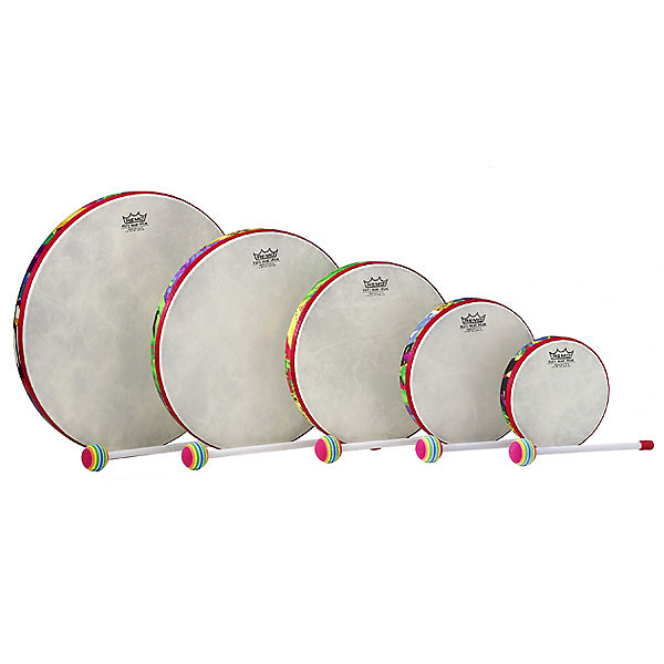 Remo Kids Percussion 5 Piece Hand Drum Set with Mallets in | Reverb UK