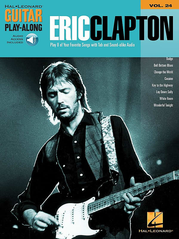 Eric Clapton Guitar Play Along V24 Book & CD | Reverb