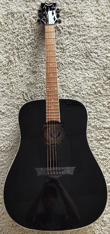 Dean AX D MAH CBK Dreadnought Mahogany acoustic guitar, | Reverb