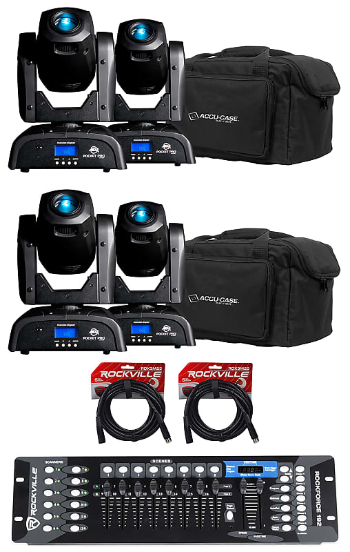 American DJ POCKET PRO PAK 4x Pocket Pro Moving Head | Reverb
