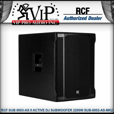 RCF SUB 8003-AS II 18" Powered Loudspeaker | Reverb