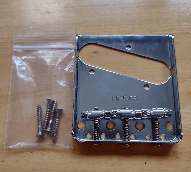 Fender Thinline Telecaster Bridge with Tone Ninja Compensated | Reverb