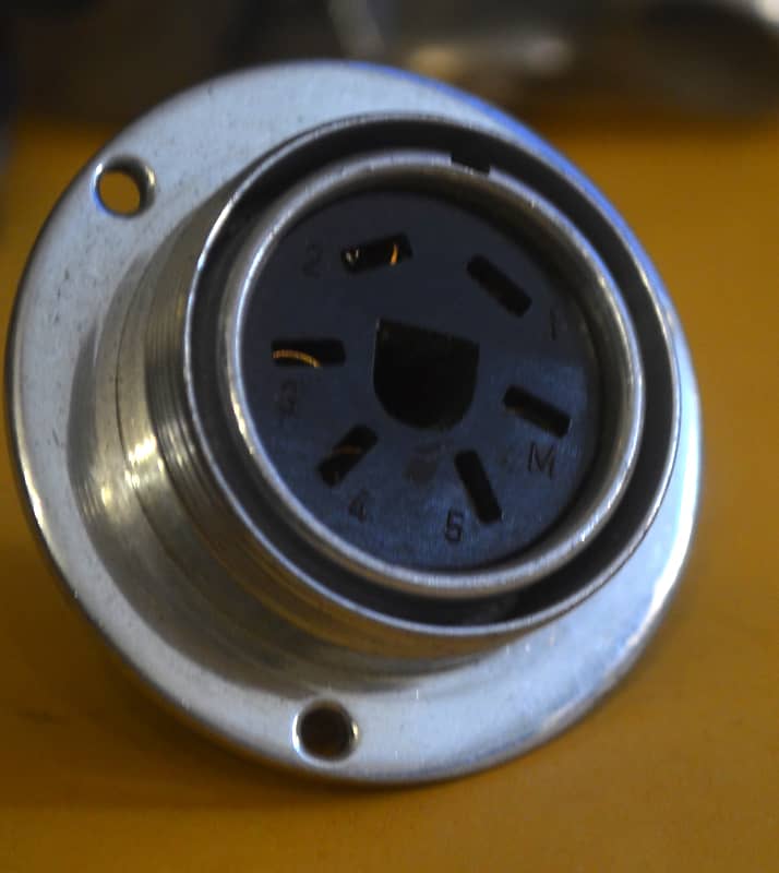 AKG Ela M251 Female Chassis Mount Connector '50s - '60s | Reverb