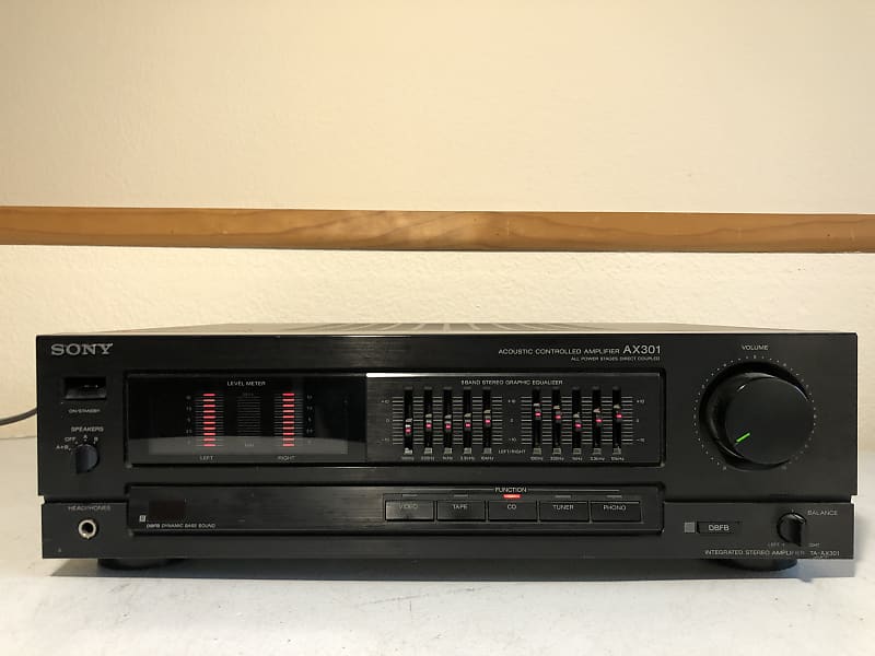 Sony TA-AX301 Amplifier HiFi Stereo Vintage Audiophile | Reverb