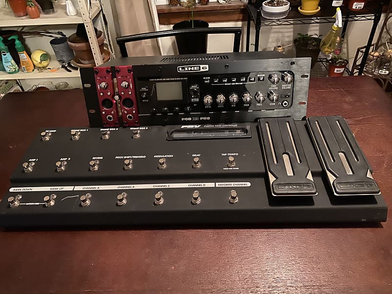 Line 6 Pod X3 Pro w/ FBV Longboard | Reverb