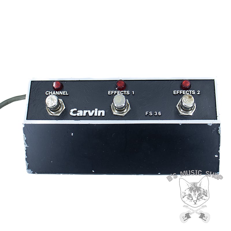 Used Carvin FS-36 3 Button Footswitch | Reverb