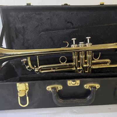 Excellent Brasswind 1508 Trumpet Yellow Brass Wind Instrument | Reverb
