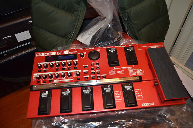 boss gt-6b bass effects processor ? red | Reverb