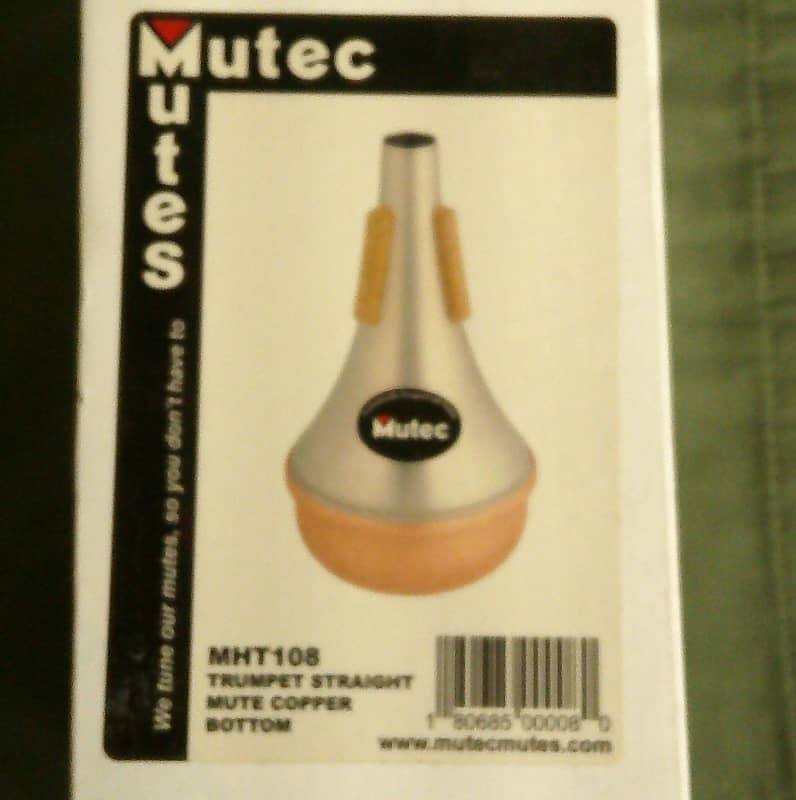 Mutec MHT108 - Trumpet Straight Mute Copper Bottom | Reverb