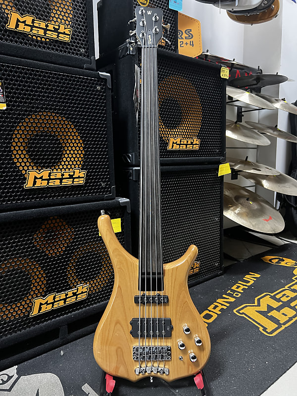 Warwick Infinity 5 Bass Fretless Natural | Reverb