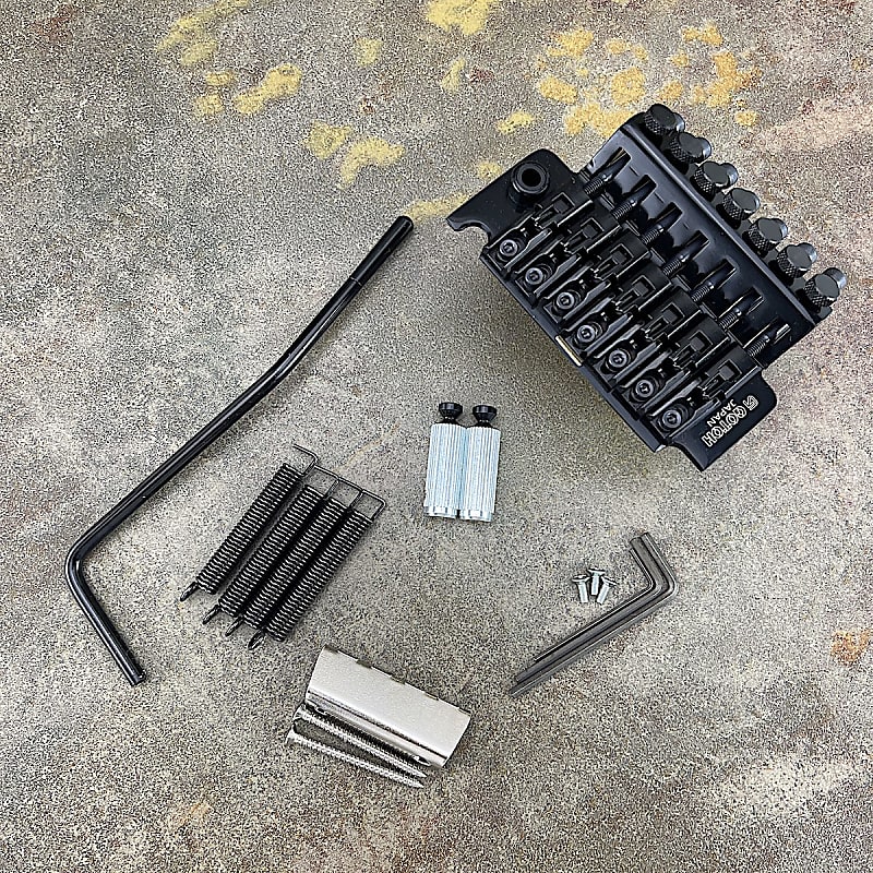 Gotoh Floyd Rose 7-String Lic. Bridge - Black - PGE1996T7B | Reverb UK