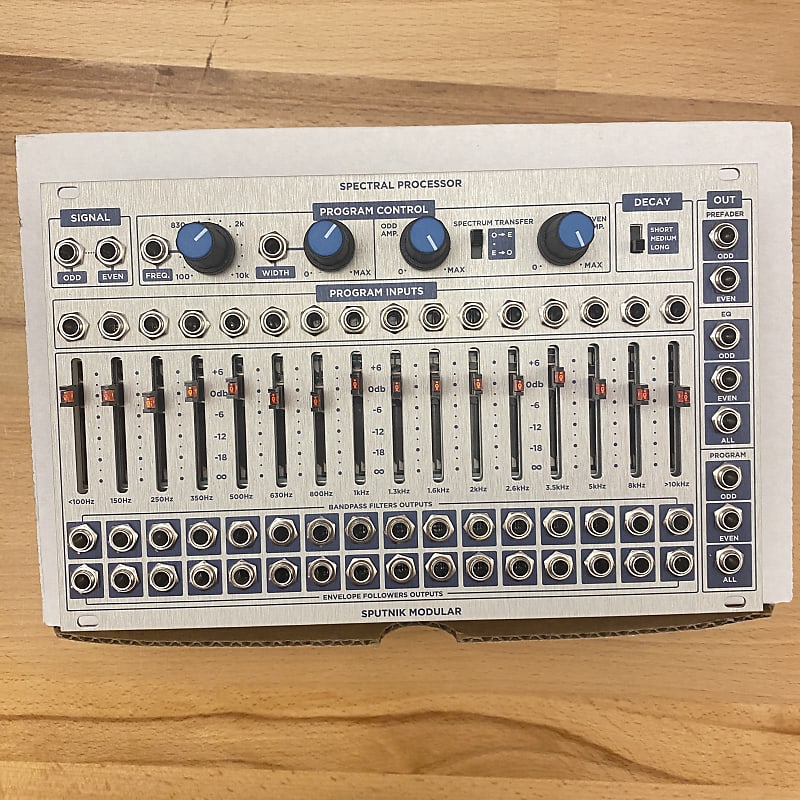 Sputnik Modular Spectral Processor 16 Band Eurorack Filter | Reverb