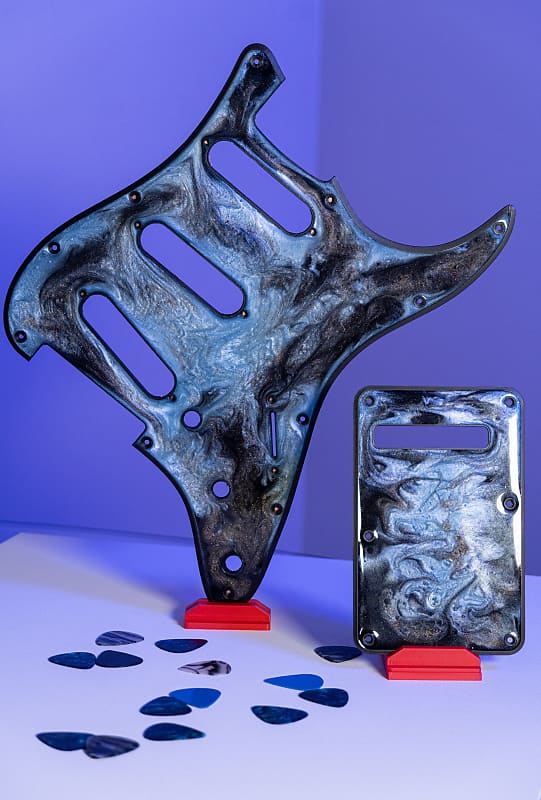 Custom Galaxy Swirl Custom Guitar Pickguard Set – Limited | Reverb