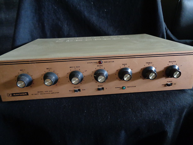 Raymer 808-60A 60 Watt vintage amplifier | Reverb