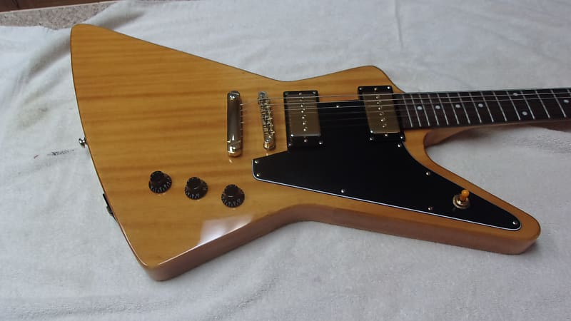 MINT 2016 Epiphone 1958 Korina Explorer Reissue Solidbody | Reverb