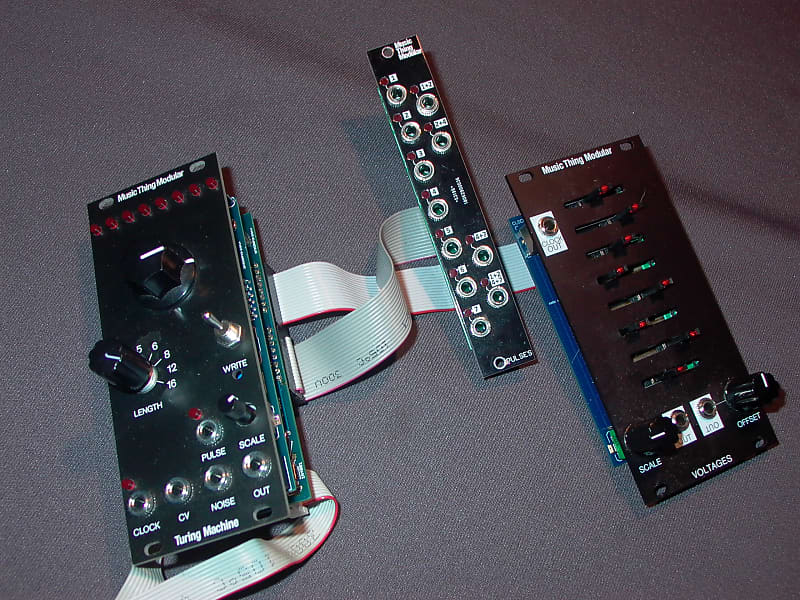 Music Thing Modular Turing Machine V2 with Expanders | Reverb