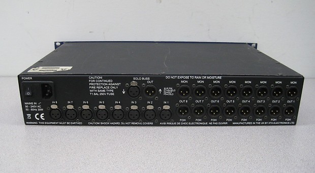 XTA DS800 Active Mic/Line Distribution System | Reverb XTA DS800 Active Mic/Line Distribution System | Reverb