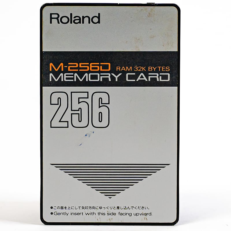 Roland M-256D Memory Card Ram 32k Bytes for Synths and Drum | Reverb