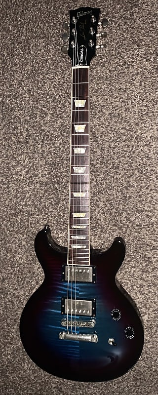 2001 Gibson Dc dual double cutaway Les Paul Standard flame | Reverb