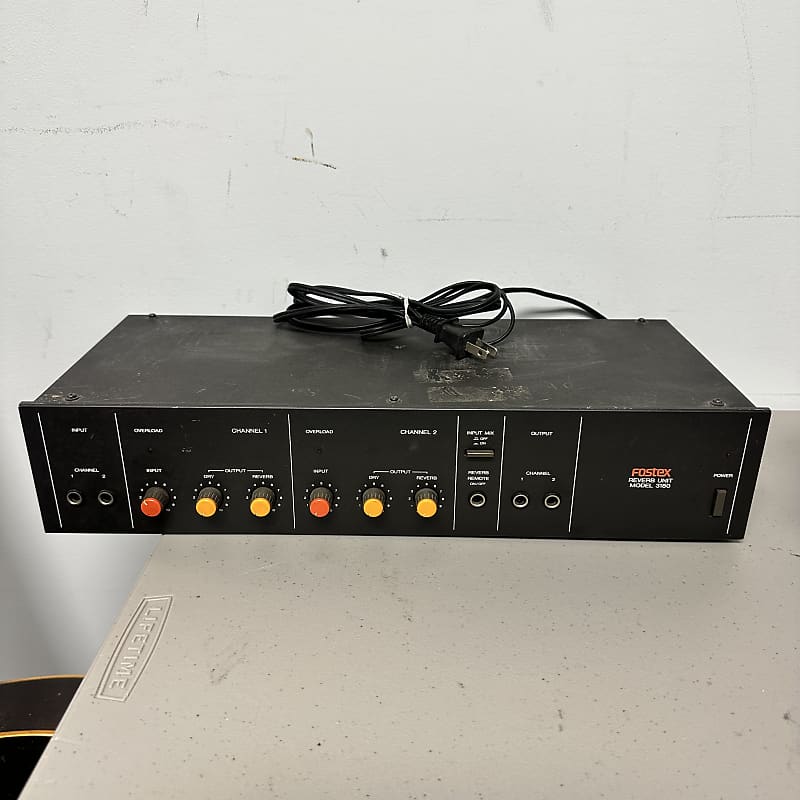 1985 Fostex Spring Reverb Model 3180 Vintage USA *FREE | Reverb