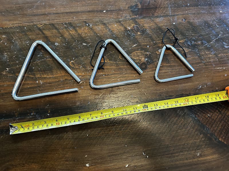 Latin Percussion triangle set x3 with striker | Reverb