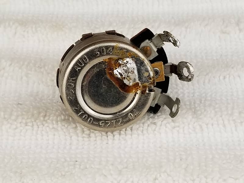 1965 Stackp 250K Solid Shaft Potentiometer - For Telecaster | Reverb