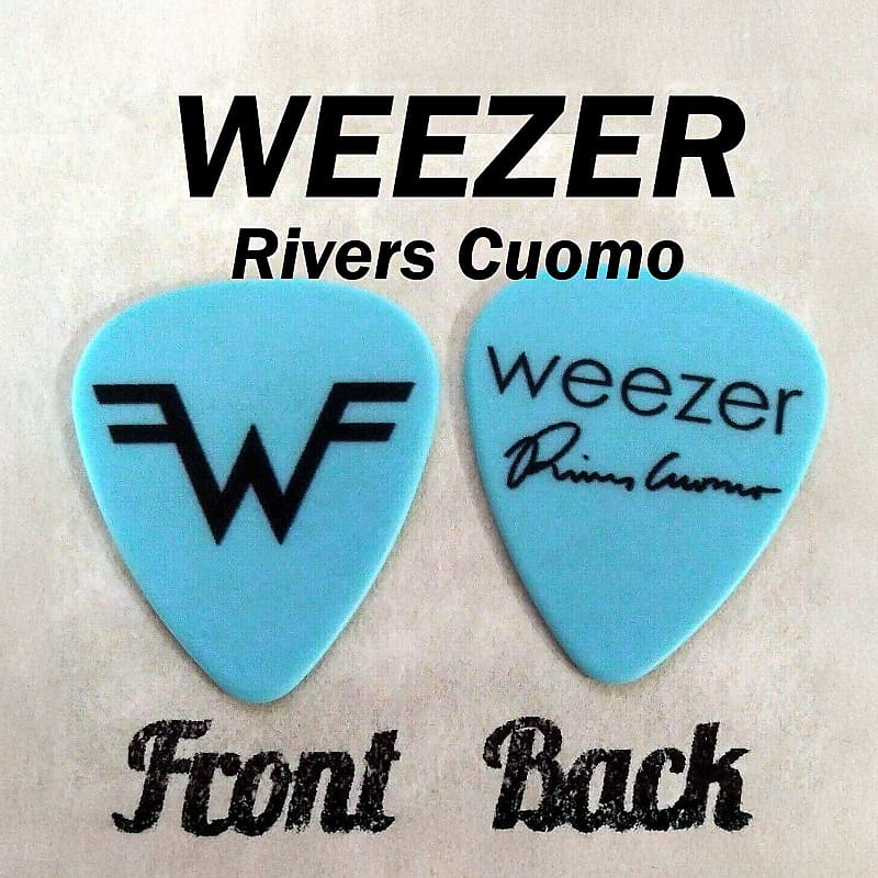 WEEZER RIVERS CUOMO SIGNATURE GUITAR PICK INSANELY RARE | Reverb