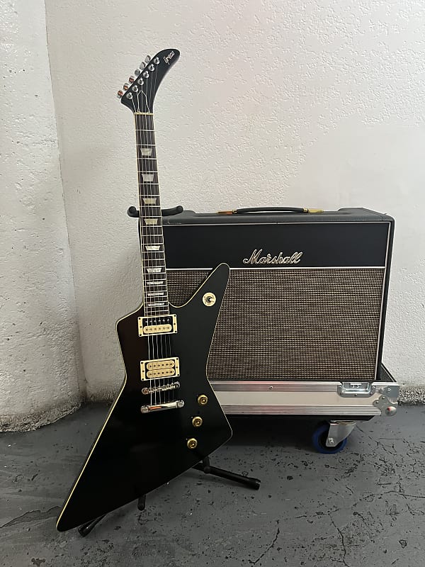 Greco EX800 Explorer 1978 - Black | Reverb