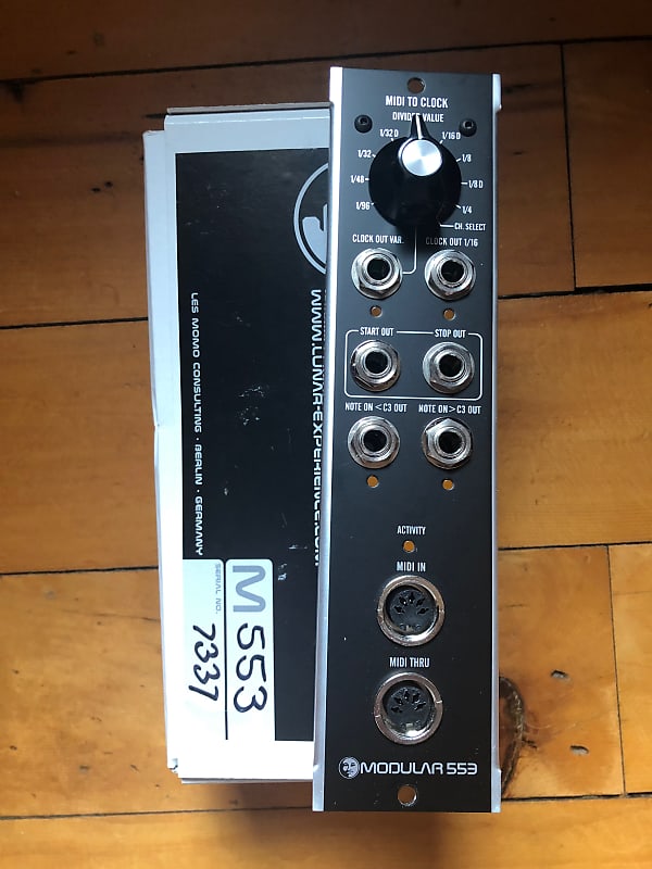 Moon Modular 543 Midi To Clock Module Reverb 