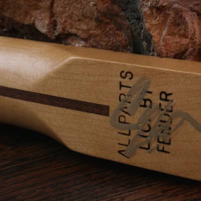 Aged Allparts Strat Neck Nitro Relic Rolled Fingerboard Edges | Reverb