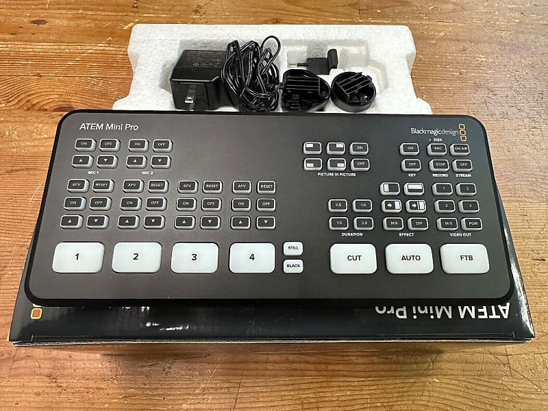 ATEM Mini Pro HDMI Live Stream Switcher | Reverb