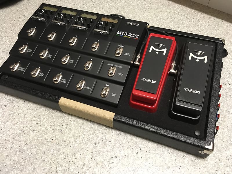 Custom Pedalboard w/Line 6 M13, Mission Pedals and Voodoo | Reverb