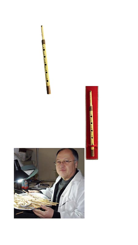 Bamboo Cane Flute "Sipsi" aka "καλάμαυλος" in E made by | Reverb