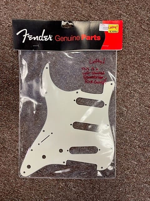 Fender Left Handed Stratocaster Pickguard | Reverb