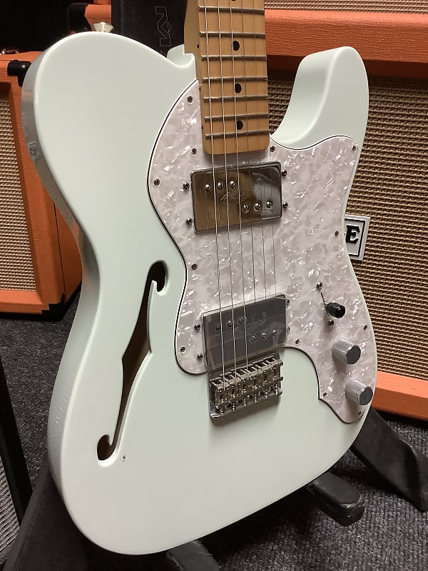 Fender FSR Classic Series '72 Telecaster Thinline Faded Sonic | Reverb
