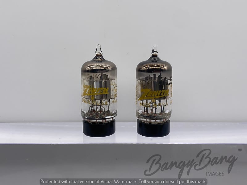 Matched Pair Zenith 6AL5/6EB5/5726/ EB91 Dual Diode Detector | Reverb