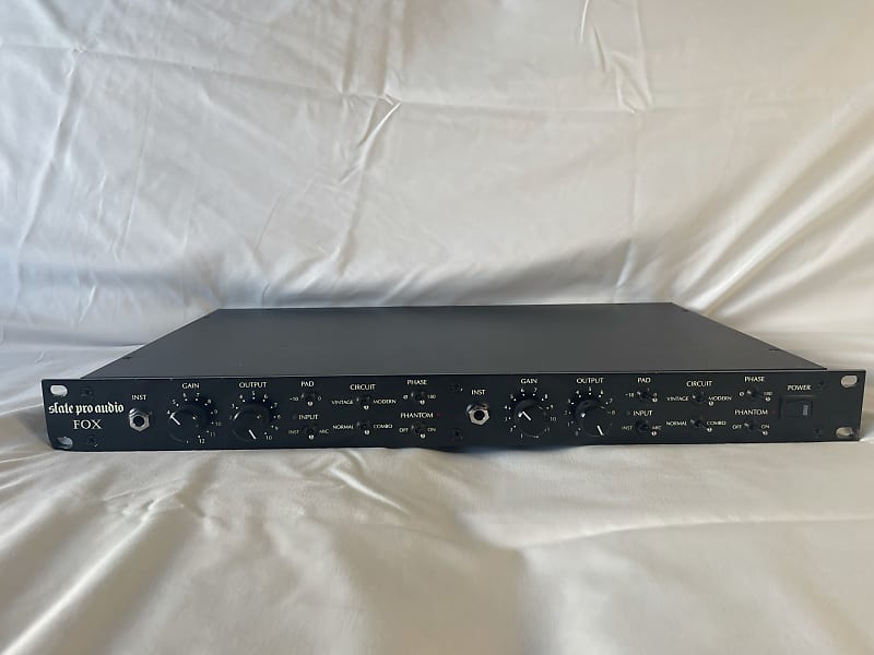 Slate Pro Audio Fox 2020’s - Black | Reverb