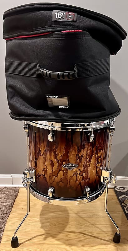 Tama StarClassic Birch Bubinga Floor Tom 16x16. With Case. | Reverb