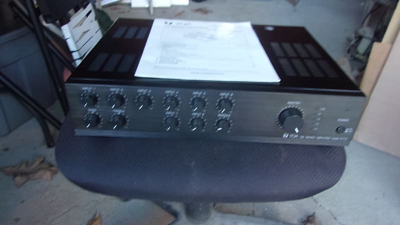 Mint Vintage TOA A-712 700 Series 120 wt. 8 Ch. Stereo Power | Reverb