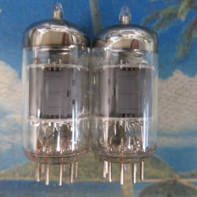 Pr Amperex ECC83 12ax7 Preamp Tubes,Bugle Boy, Vintage 1960s, | Reverb
