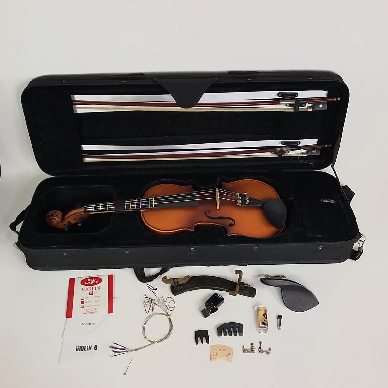 Avalon Size 4/4 Right Handed Violin (2) Bows, Case | Reverb