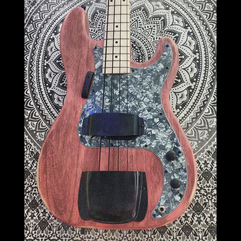 Panick Inc Custom Shop Pinkie P Bass 2021 Relic Coral Pink | Reverb