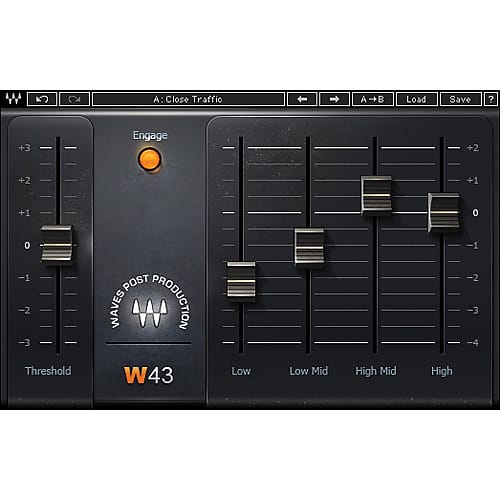 Waves W43 Noise Reduction Plug-In (Native/SoundGrid, | Reverb