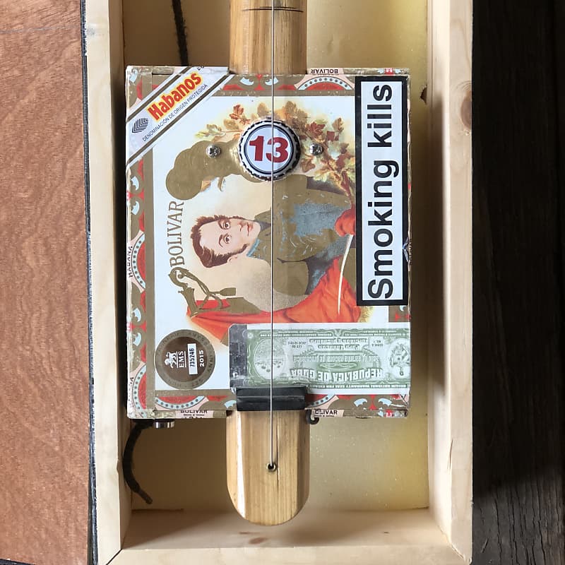 Boneyard Brian 1 string cigar box | Reverb