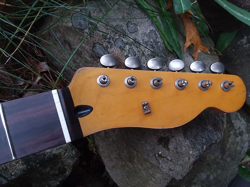 Genuine Fender Lic Relic TELE neck Aged Nitro Telecaster Mr G | Reverb