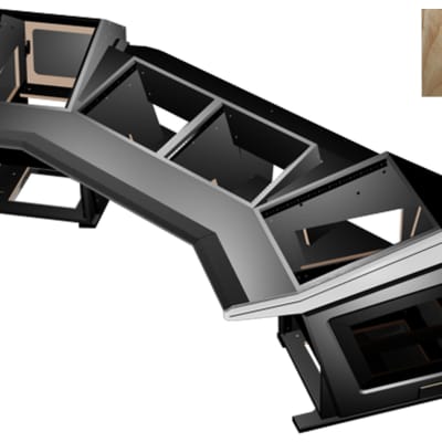 Sterling Modular Plan F Console w/ Dual Center Rack | Natural | Reverb