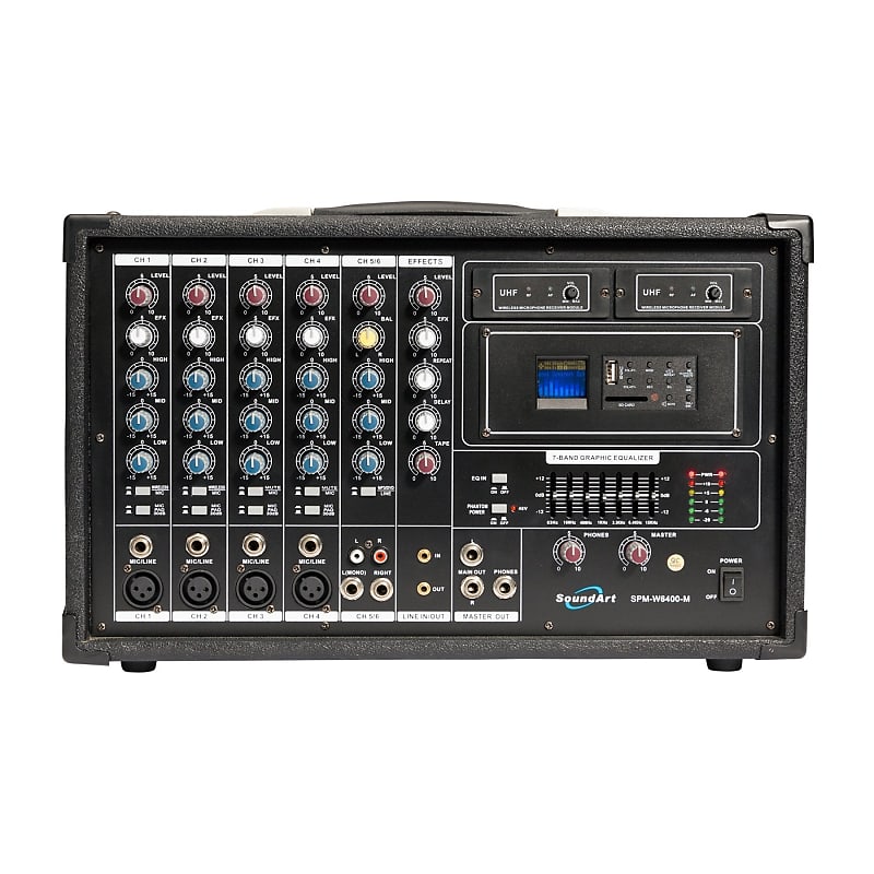 SoundArt 6 Channel 400 Watt Dual Wireless Powered | Reverb Australia